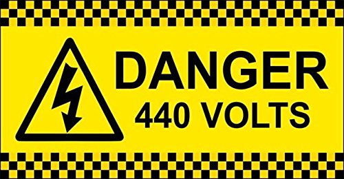 999Store caution board office supplies sunboard Danger 440 Volt ...