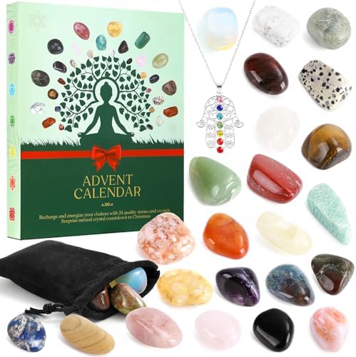 Advent Calendar 2023 Crystals and Gemstones-24 Days Christmas Countdown ...