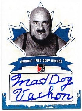 Maurice Mad Dog Vachon 2011 ITG Canadiana Autographed Auto Limited Card ...