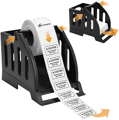 Guermok Thermal Shipping Label Holder for Rolls & Fan-Fold, Fragile ...