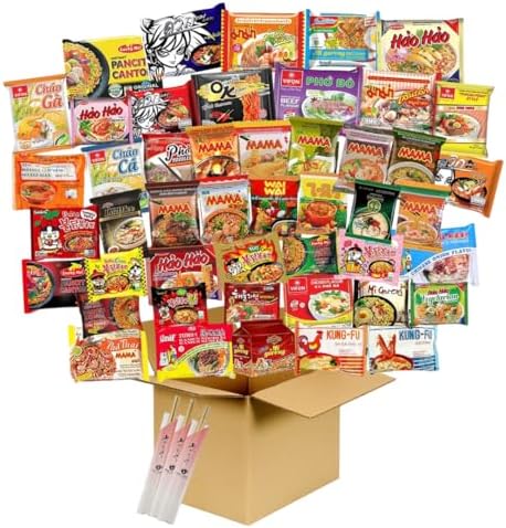 Amazon.com : HCG Thai Ramen Noodles Variety Pack with Mama Soup and Wai ...
