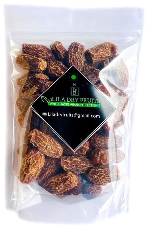 LDF Fresh Black Dry Dates Khajur Khajoor, (1000gram) Perfect for ...