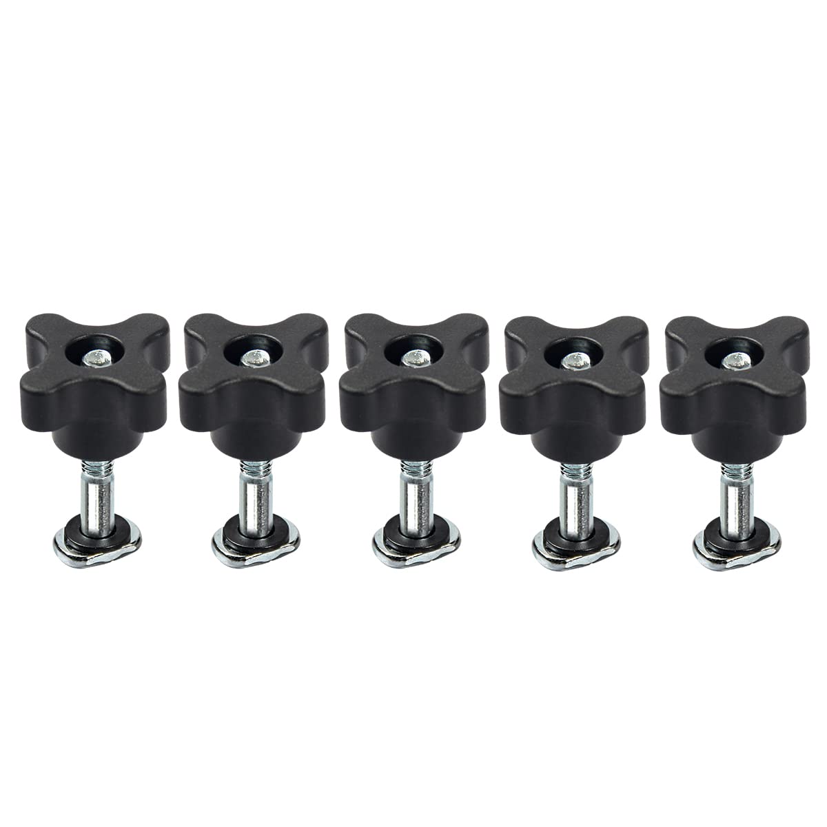 Snapklik.com : DDWT M6 X 40mm T-Track Bolts Knob Kit T Slot Bolts T ...