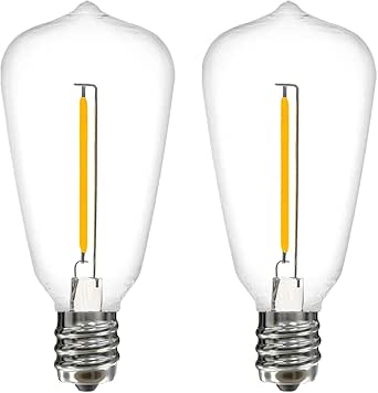 SUNTHIN ST38 Bulb Replacement for 27ft String Lights : Amazon.co.uk ...