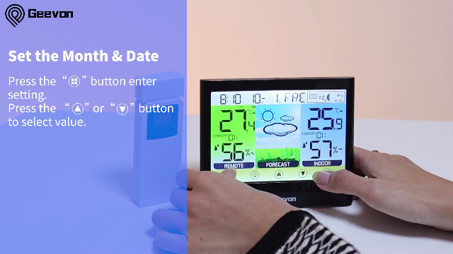 Watch How to set the Geevon 208667 weather station on Amazon Live