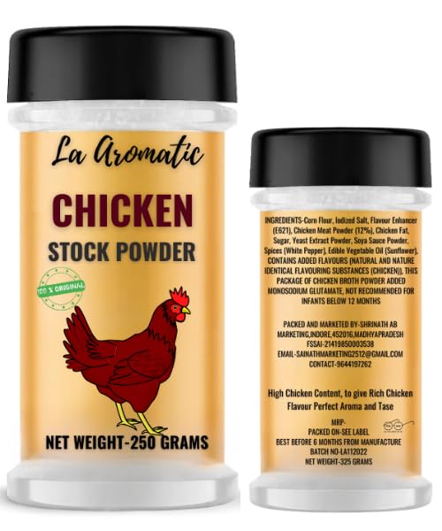 La Aromatic Chicken Stock Powder,250 Grams (Makes Chicken Stock ...