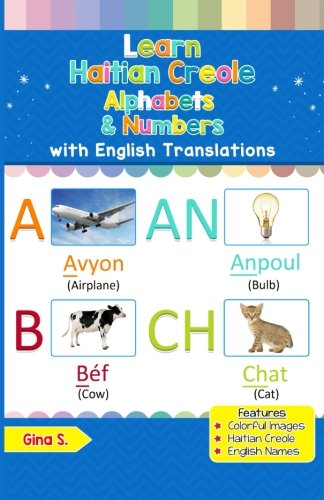 Learn Haitian Creole Alphabets & Numbers: Black & White Pictures ...