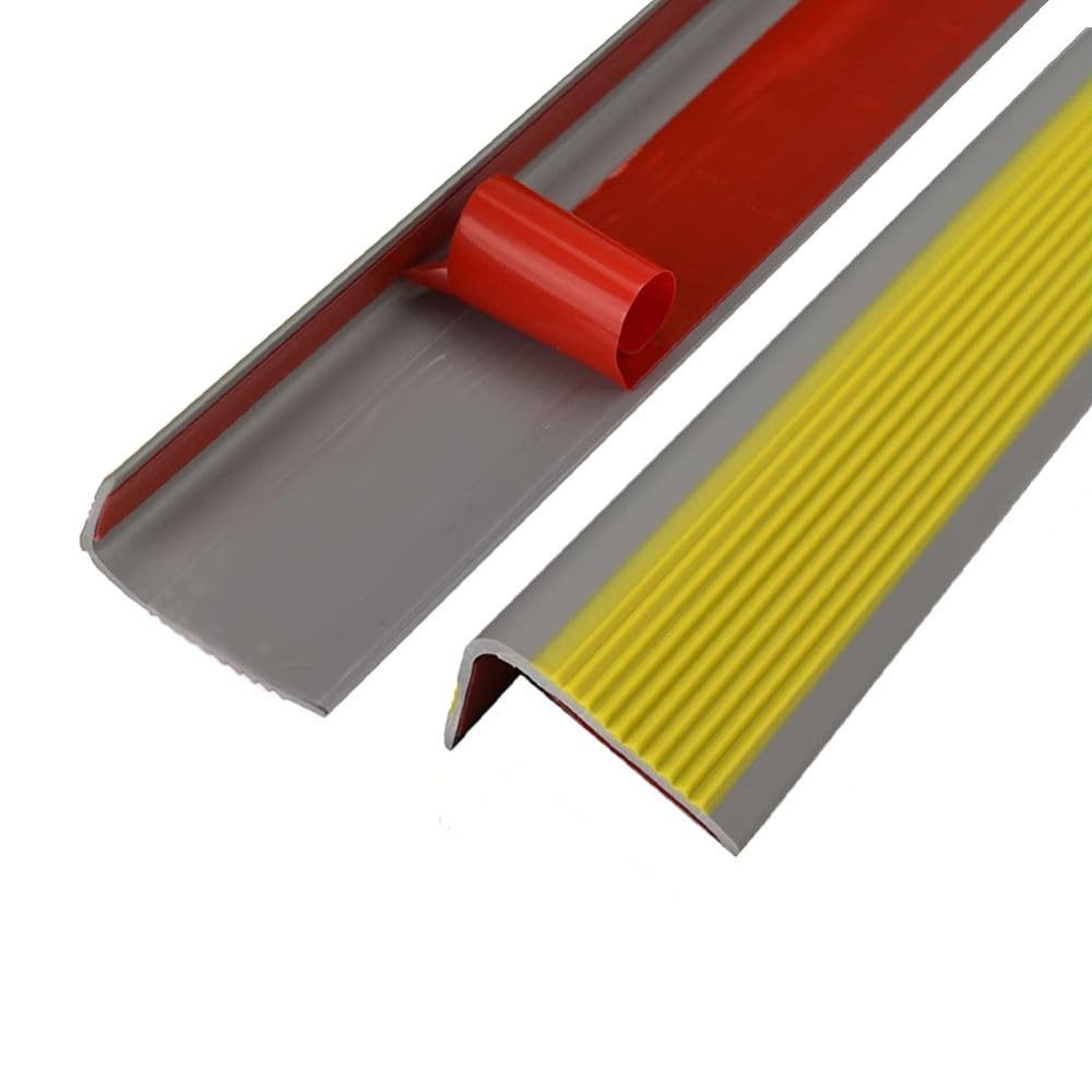2M Bullnose Stair Anti Slip Nosing Self-Adhesive Vinyl Edging Strip,Non ...