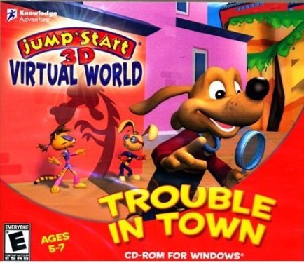 Amazon.com: JUMPSTART 3D VIRTUAL WORLD TROUBLE IN TOWN : Video Games