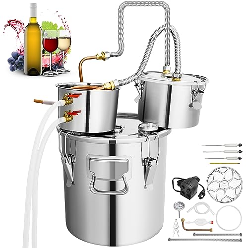 Snapklik.com : YITAHOME Alcohol Still 10 Gal / 38L, Stainless Steel ...