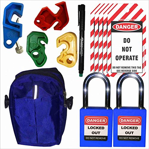 Lockout Tagout Blue Pouch Loto Kit-275 Set Of 1 Safety House Loto ...