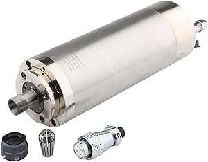 Spindle motor 1.5kw 220V Water Cooled Spindle Motor 80mm 85mm ER16 ...