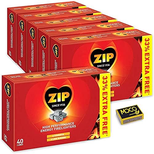 Zip High Performance Fire Lighters- Powerful & Reliable Fire Starter ...