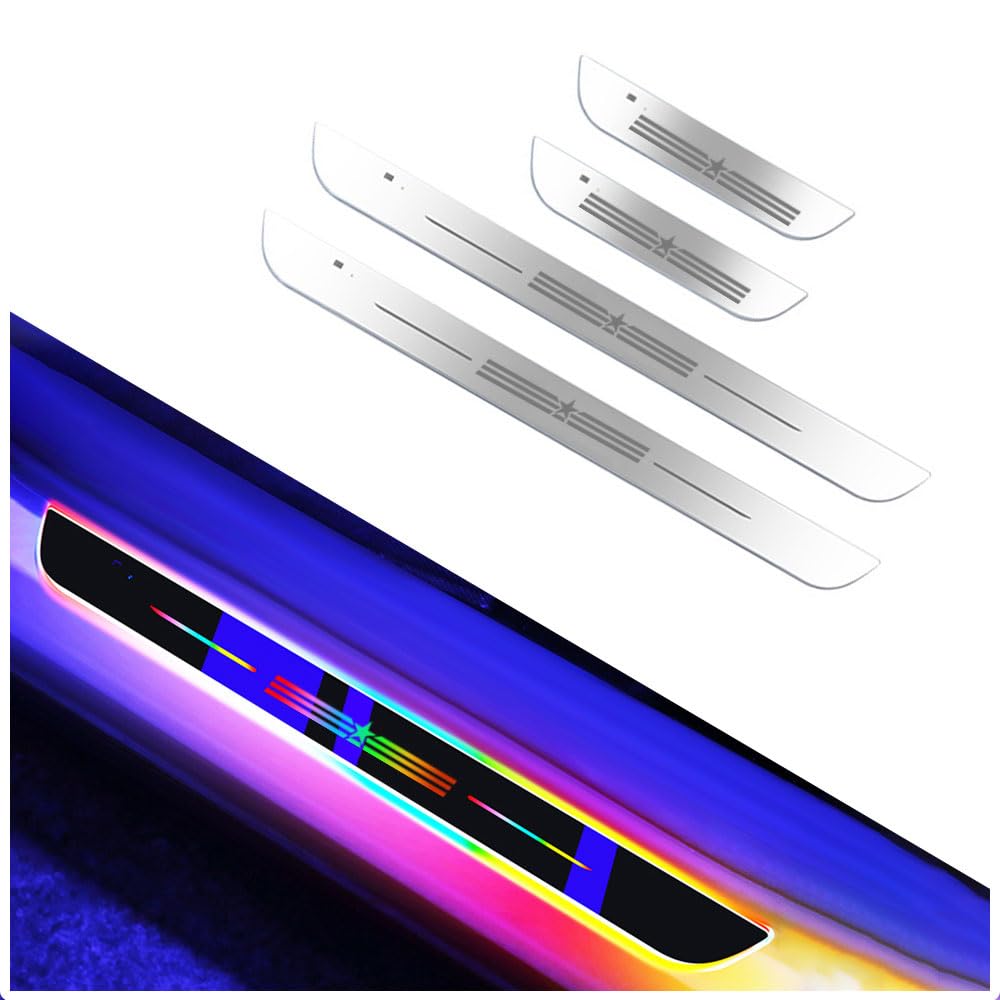 Amazon.com: MugiSEV Welcome Led Lighting Door Sills Kit, 28 ...