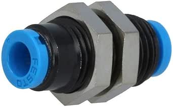 Festo 153376 Model QSMS-4 push-in bulkhead connector : Amazon.co.uk ...