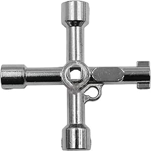 4 Way Key Wrench Square Wrench Tool For Elevator Electrical Cupboard ...