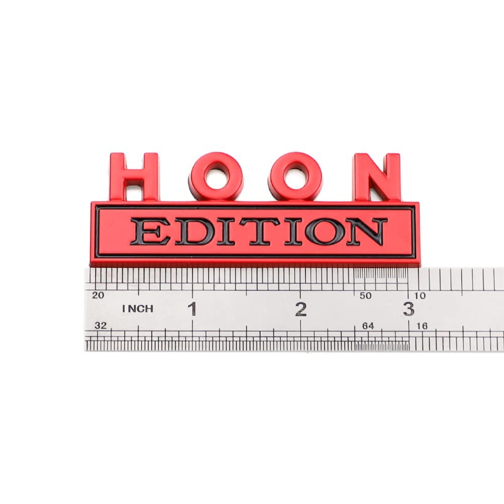 Snapklik.com : 2 Pcs Hoon Edition Emblem Car Side Rear Front Hood Trunk ...