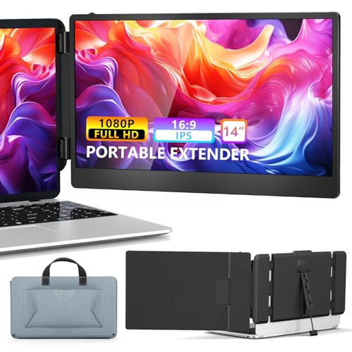 Amazon.com: Laptop Screen Extender, 14" Portable Monitor for Laptops ...