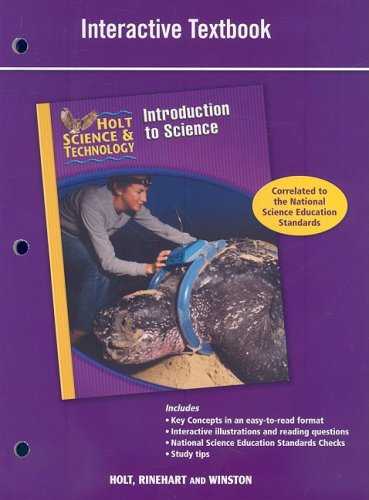 Introduction to Science, Grades 6-8 Interactive Textbook Course P: Holt ...