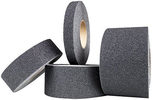 Herco 18" Wide Safety-Track Non-Skid Flooring Tape - 60ft Roll - Black ...