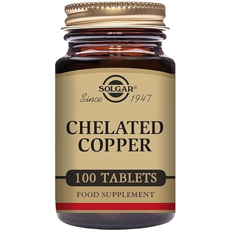 Amazon.com: Solgar Chelated Copper Tablets, 100 Count : Health & Household