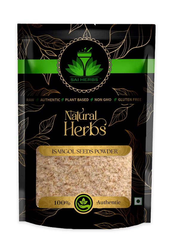 Buy SAI HERBS Isabgol Beej Extract Powder - Plantago Ovata Extract ...