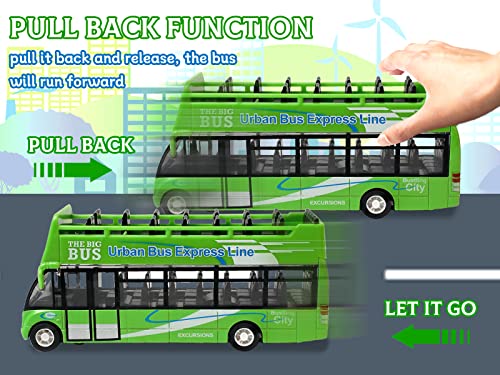Crelloci Die Cast Stagecoach Buses 1:32 Scale London Double Decker Bus ...