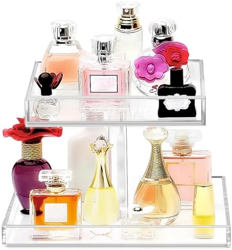 Amazon.com: YAGELI Black Perfume Display Organizer Tray - Acrylic 2 ...
