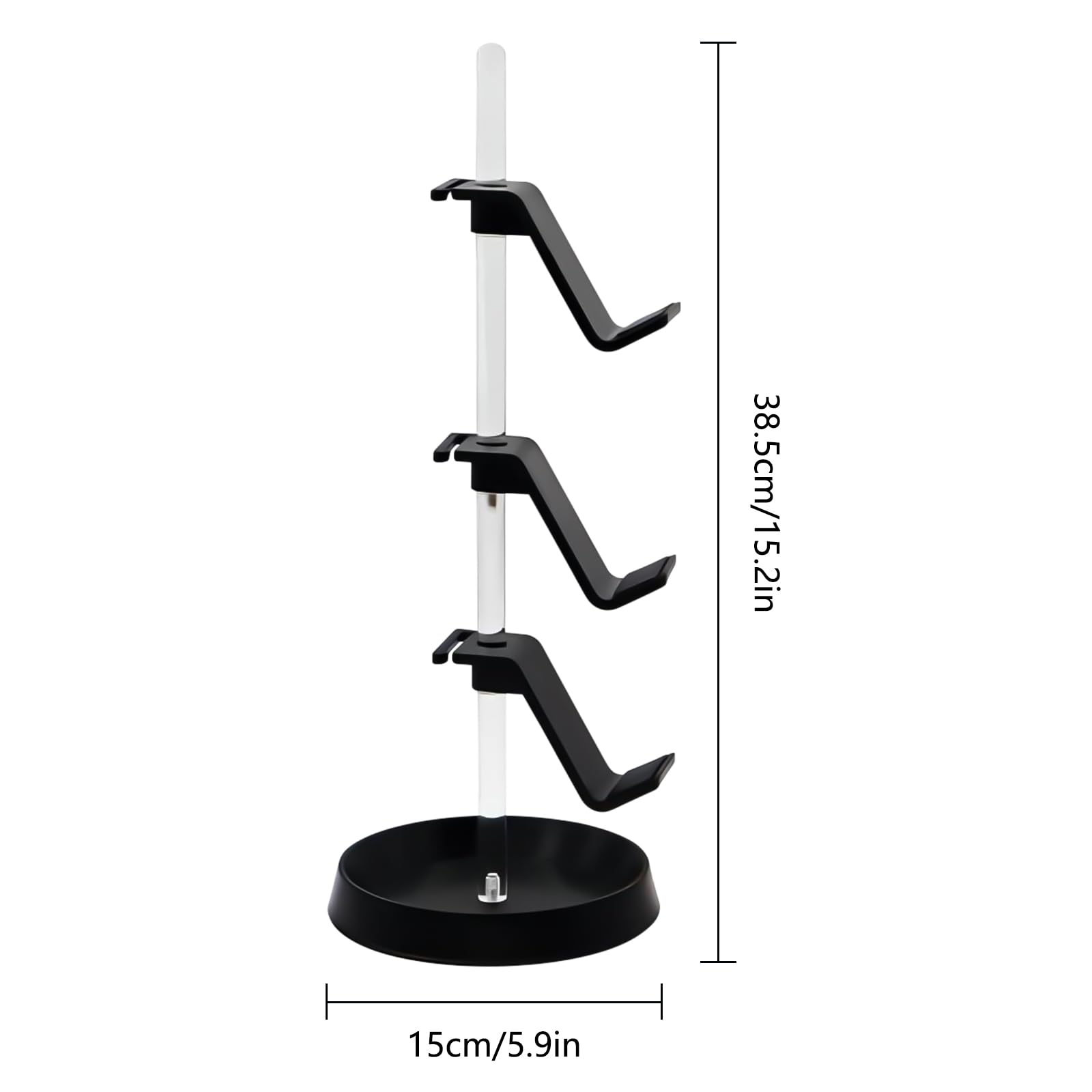 Snapklik.com : Fourmor Transparent Tube Controller Stand 3 Tier - Multi ...