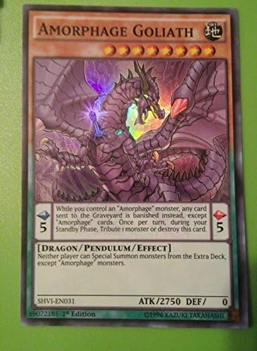 Amazon.co.jp: 遊戯王 英語版 アモルファージ・イリテュム/Yu-Gi-Oh! - Amorphage Goliath (SHVI ...