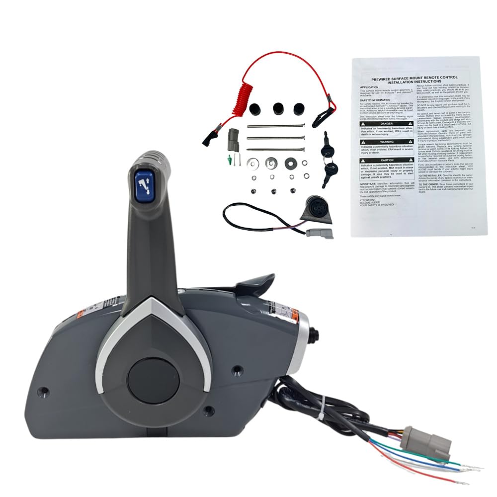 Amazon.com: Boat Throttle Control 5006180 Side Mount Control Box For ...
