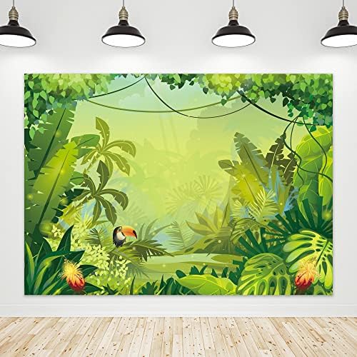 Amazon.com : LIANNE 7x5FT Jungle Backdrop Safari Backdrop Rainforest ...