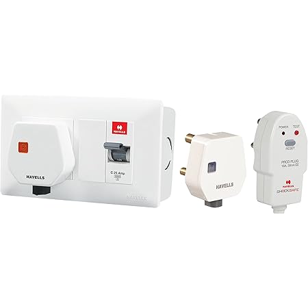 Havells DBOXx MCB Protected Socket PVC Plastic Base Model (White ...