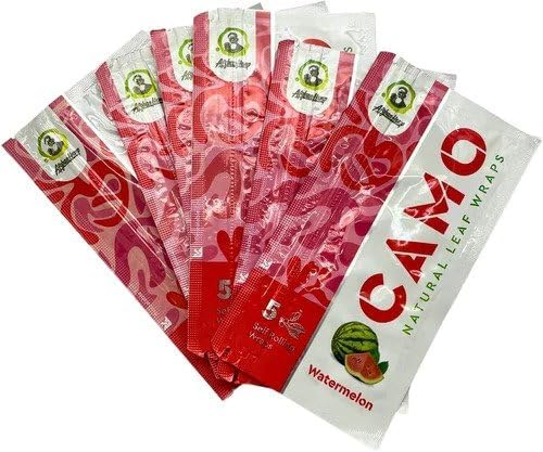 Amazon.com: Afghan Natural Leaf Camo Wraps Grape 6 Packs - 30 sheets ...