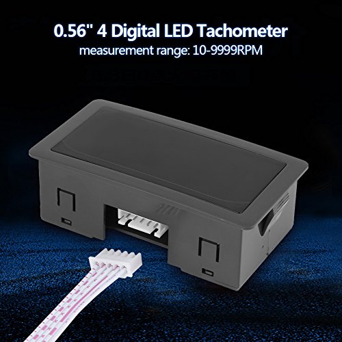 4 Digital LED Display Tachometer RPM Speed Meter Panel - Want It All