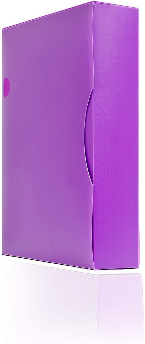 Arpan Purple A4 Display Book 150 Pockets – Flip File Storage Folder ...