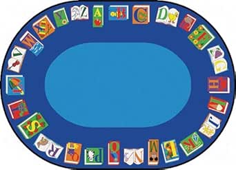 Amazon.com: Carpets for Kids 2616 Reading by The Book Classroom Seating ...