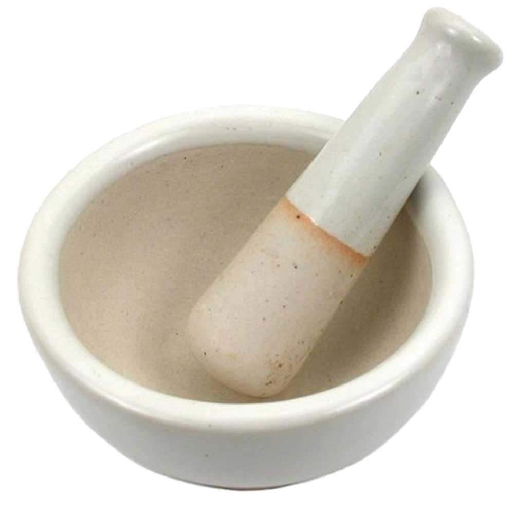 SMALL Ceramic MORTAR AND PESTLE SET - 3" DIA : Amazon.co.uk: Home & Kitchen