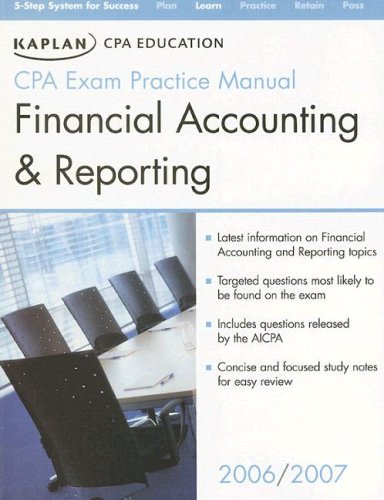Buy Kaplan CPA Review Financial Accounting and Reporting 2006 (Kaplan ...