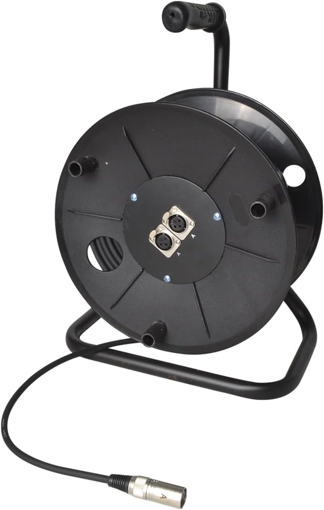 Cobra Microphone Snake Balanced Lead On Reel, 50 metre, 1 Input ...