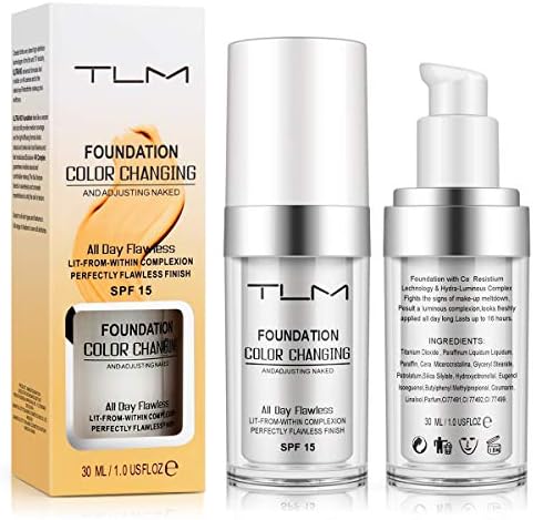 Amazon.com : 2 Pack Color Changing Foundation - Conceals Blemishes and ...
