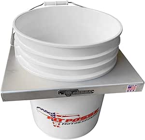 Amazon.com: Pit Posse PP3352 5 Gallon Bucket Holder Rack Stand - Made in USA - Bucket Storage ...