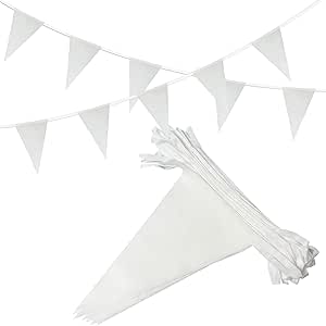 Amazon.com: 37 Pcs Colorful Pennant Banner Flags Bunting String ...