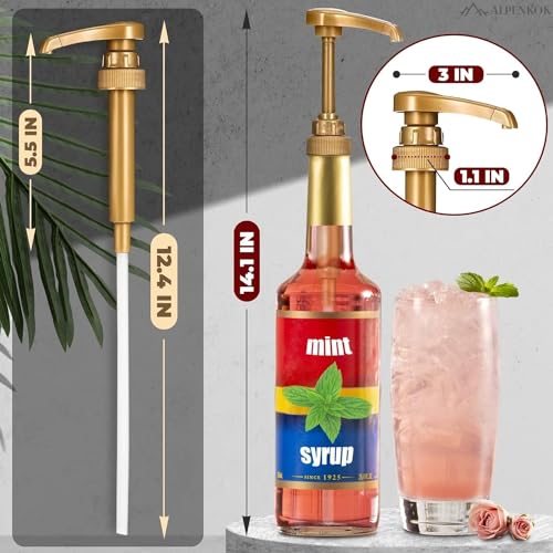 Snapklik.com : Creamer Pump For Coffee Syrup Bottle - 5Pcs Coffee Syrup Pump Dispenser Torani ...