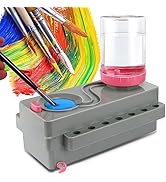Amazon.com: Paint Brush Cleaner, Paint Brush Rinser with Drain & Brush ...