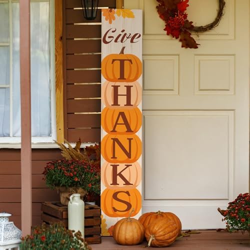 Amazon.com: Set of 6 Farmhouse Thanksgiving Fall Decoration for Home ...