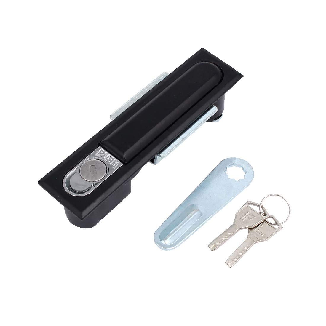 Buy X-DREE 142mm Length Metal Push-up Locking Plane Lock Black for ...