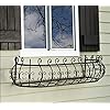 Amazon.com : Wrought Iron 36 inch Parisian Window Box Planter : Patio ...