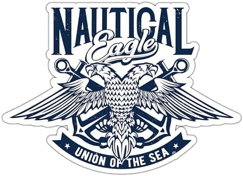 Amazon.com: Nautical Eagle Anchor Union Vinyl Decal - Maritime Sea ...