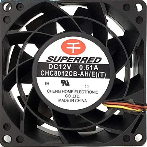 Amazon.com: For SUPERRED CHC8012CB-AH (E) (T) 12V 0.61A 8CM 8038 ...